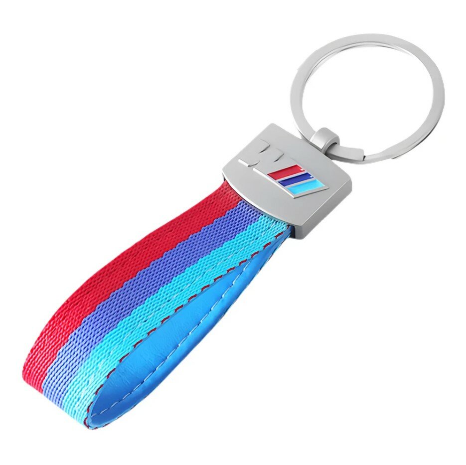 Роскошный брелок для ключей в 3 цветах с нейлоновой оплеткой для BMW M/для Mercedes-Benz AMG/для Audi Sline