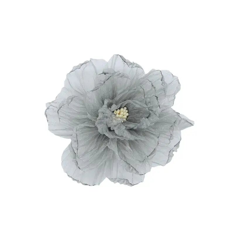 Шифоновая органза, цветок, шифоновый швейный аксессуар, ткань «сделай сам», искусственные цветы для свадебного платья, обуви, шляп, украшение для волос