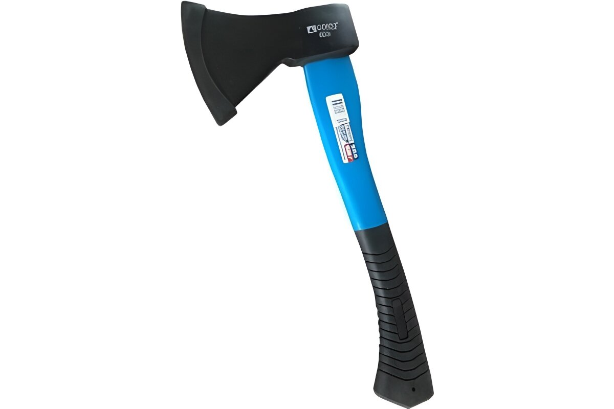 Топор СОЮЗ, 1015-05-600C, фиберглас, кованая сталь, обрезиненная рукоятка, синий