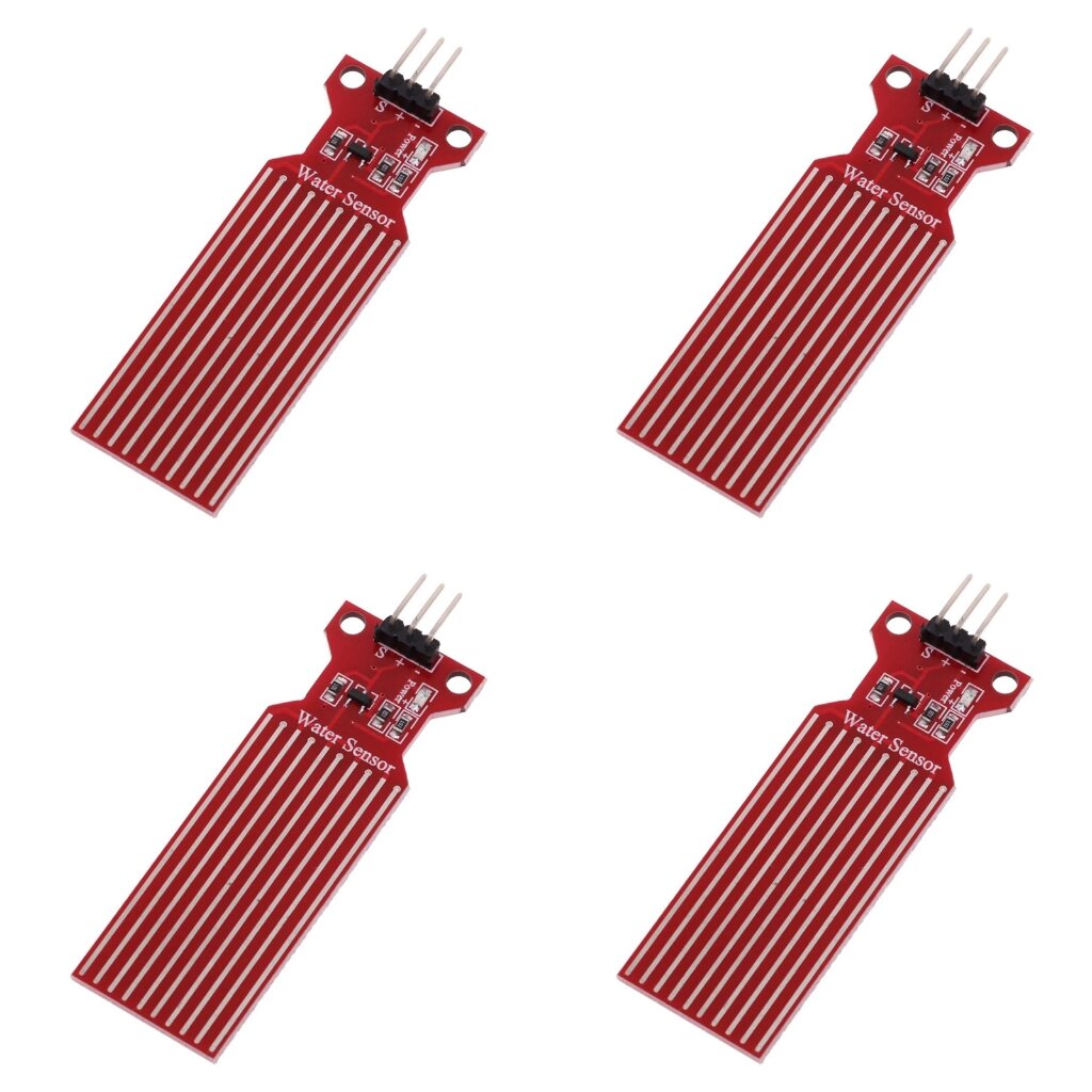 Датчики обнаружения дождевой воды из 4шт. Датчики уровня воды для Mega2560 DC3V 5V