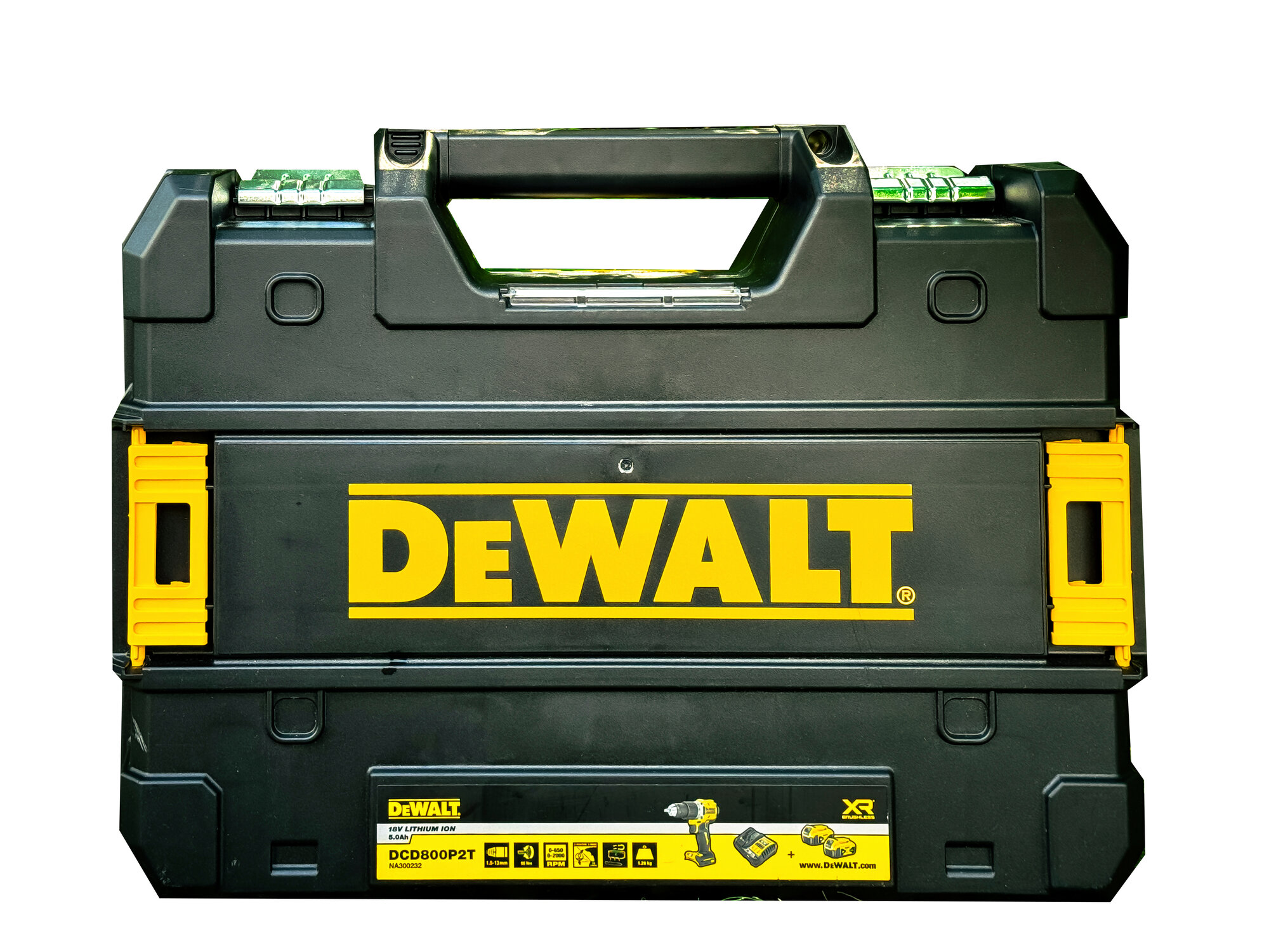 Дрель-шуруповерт DeWalt DCD800P2T 18В