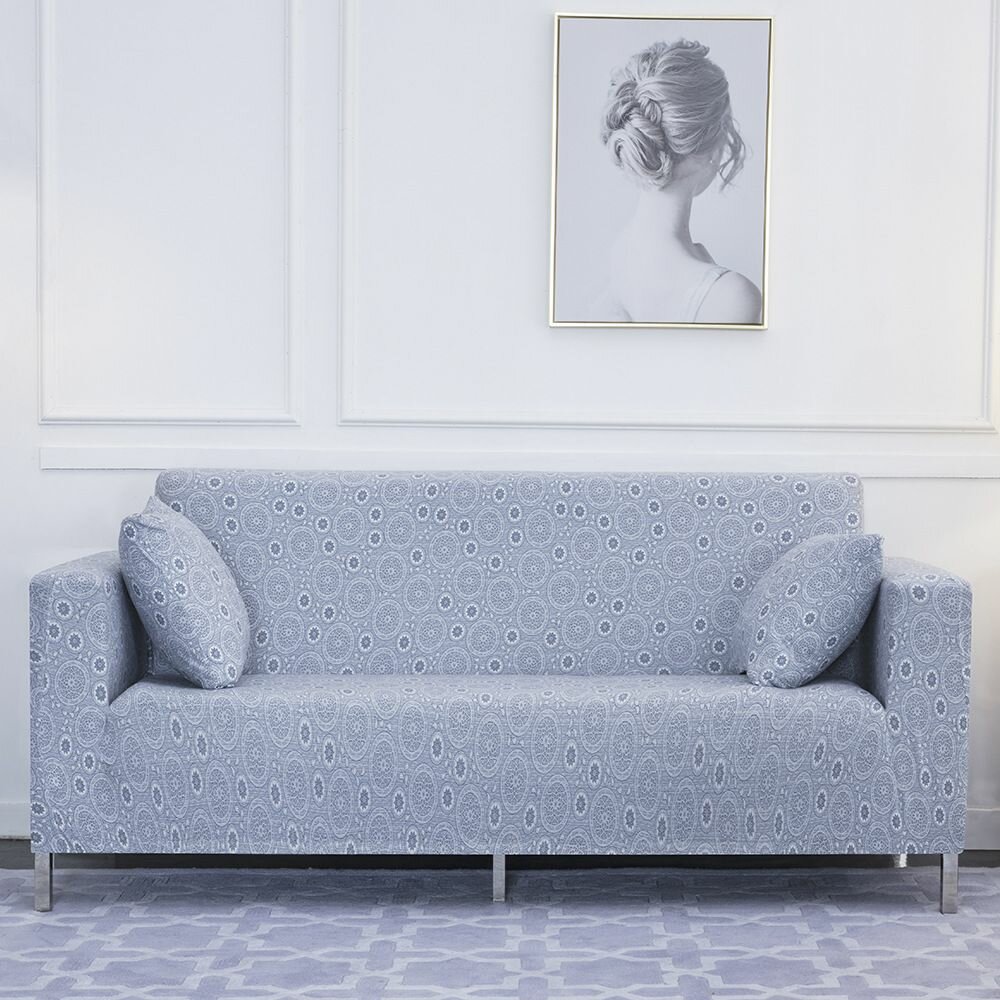 Универсальный универсальный эластичный чехол для дивана, подходит для трехместного дивана, длина 190-230 см. -KP