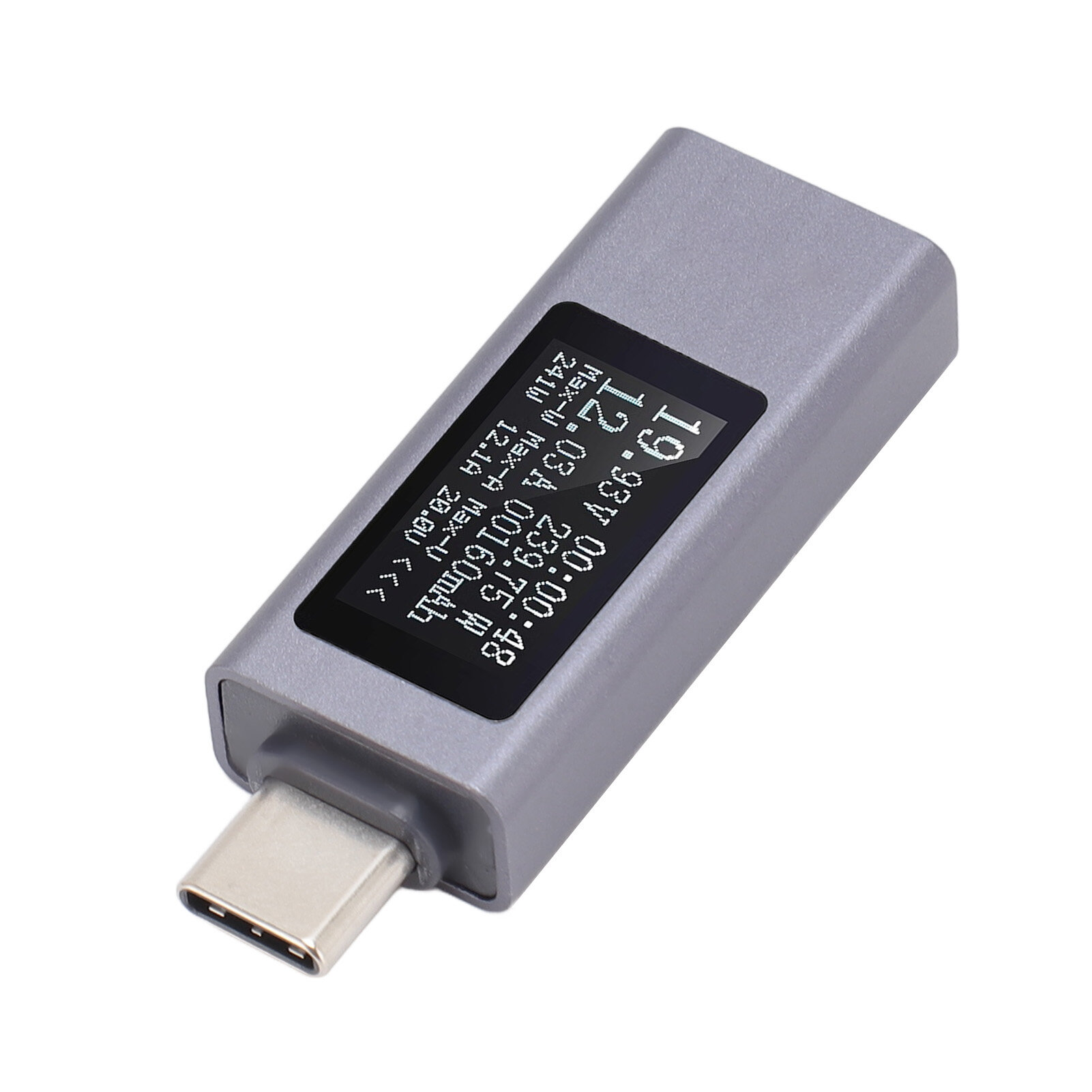 Цифровой многофункциональный USB-тестер Type C, вольтметр, амперметр, измеритель мощности и напряжения, DC4-30V 0-12A KWS-2301C
