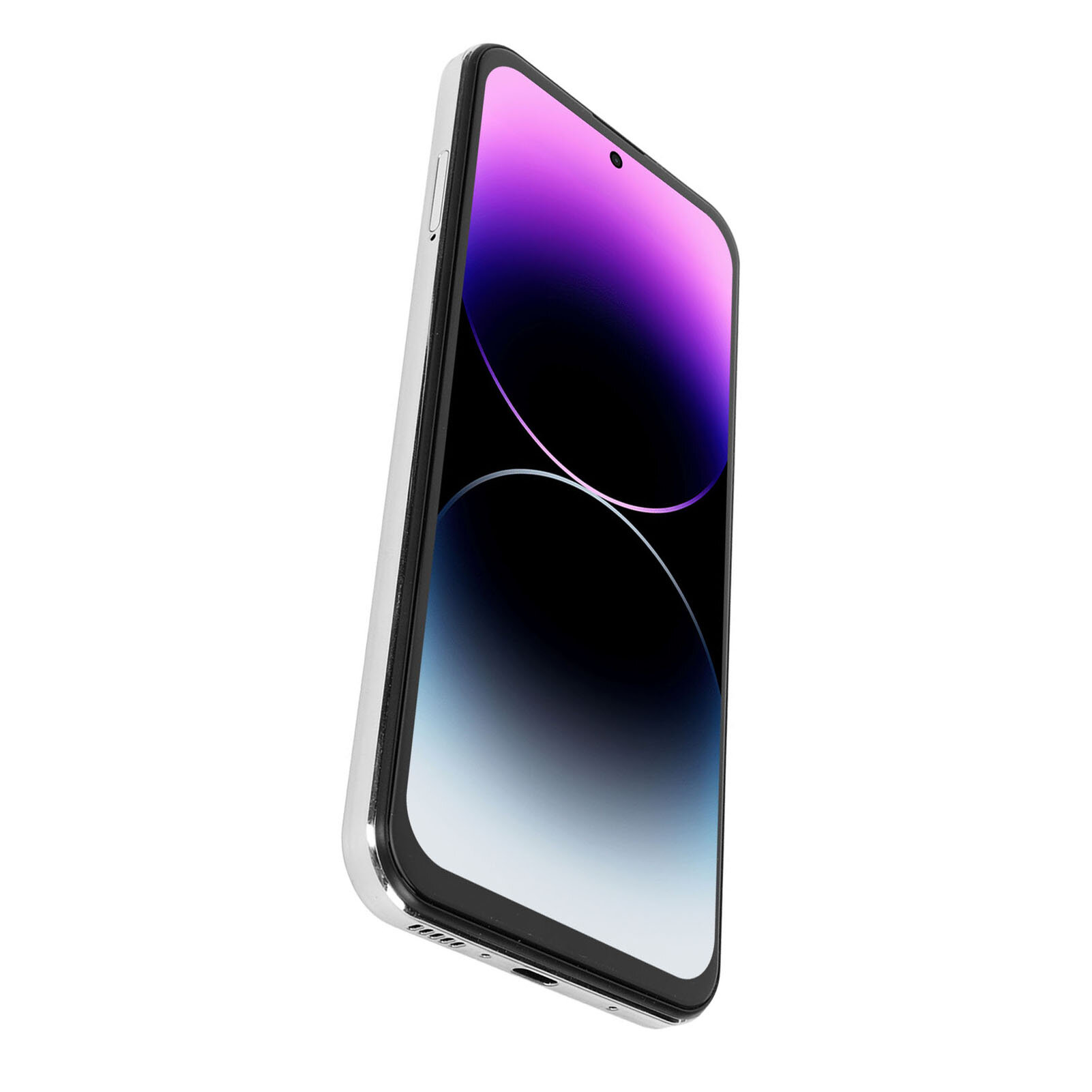 I14 PRO MAX 6,7-дюймовый смартфон с разблокировкой лица Перфорированный экран Сеть 4G 2,4 ГГц 5 ГГц Wi-Fi 8 ГБ ОЗУ 256 ГБ ПЗУ Две SIM-карты Двойной режим ожидания 100‑240 В Белая вилка стандарта США