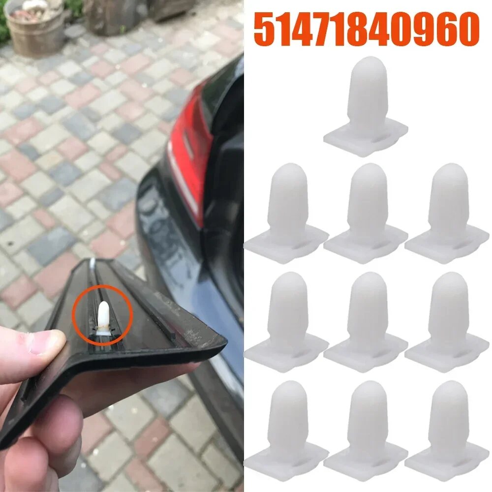 10 шт, зажимы для накладки на пороги автомобиля, зажимы для BMW E30 E32 E34 E36 E38 E39 E46 Z4 E81 E82 E84 E63 E64 E65 3 5 7 51471840960