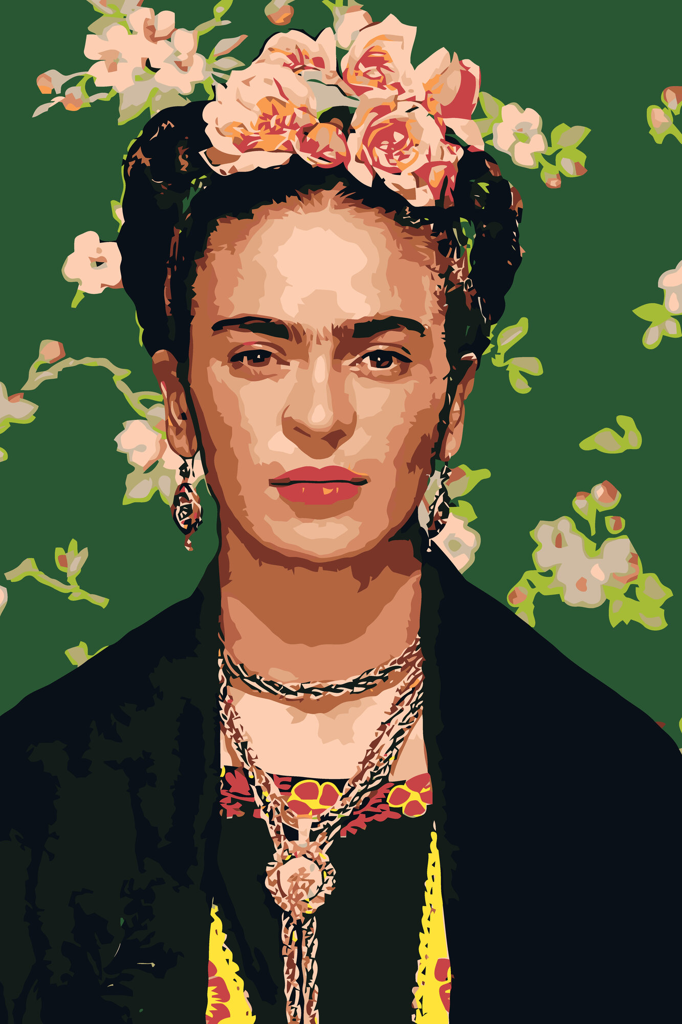 Картина по номерам X-149 "Фрида Кало" 40х60