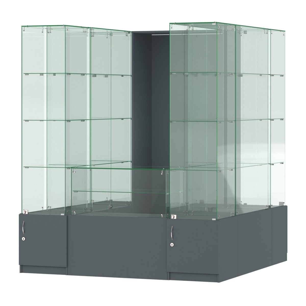 Павильон истра островной №9б (3, 24 кв. м), Темно-Серый. Производитель товара - компания ТОБ.