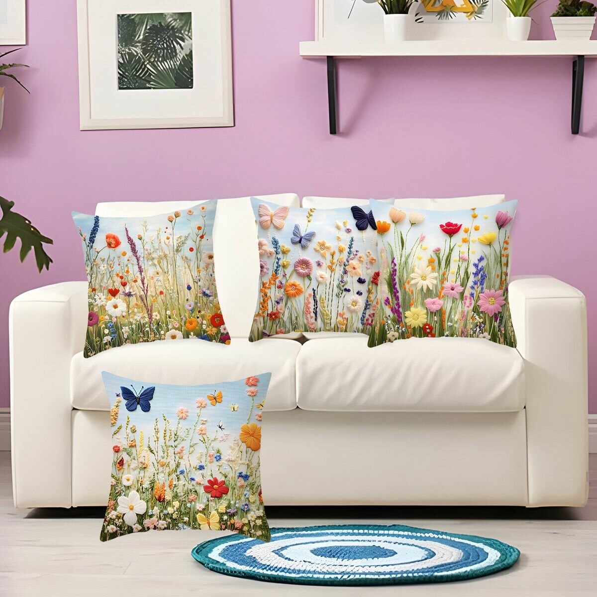 Pillowcase, Polyester, 45x45 cm 4pcs — фото 1