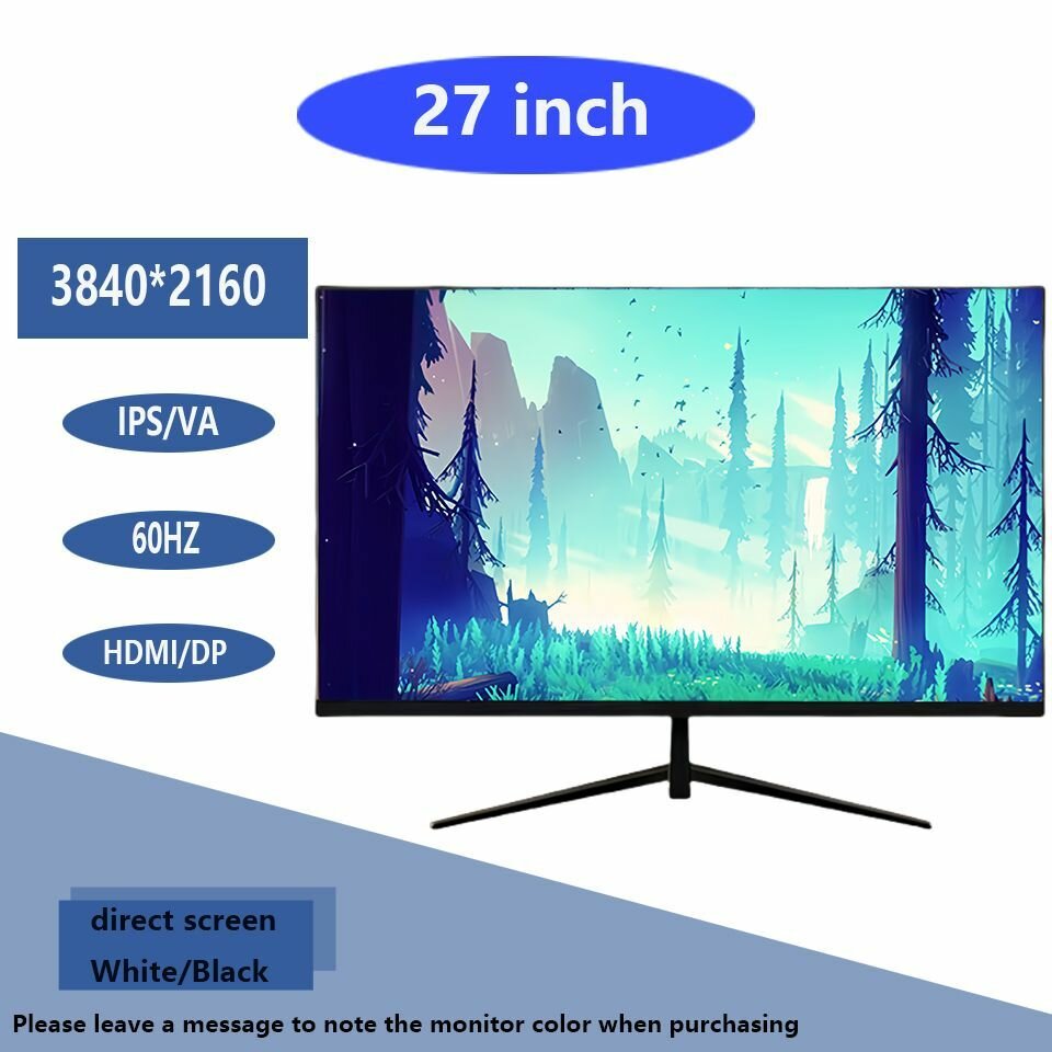 32-дюймовый монитор CrystalStorm IPS/VA 3840*2160, черный