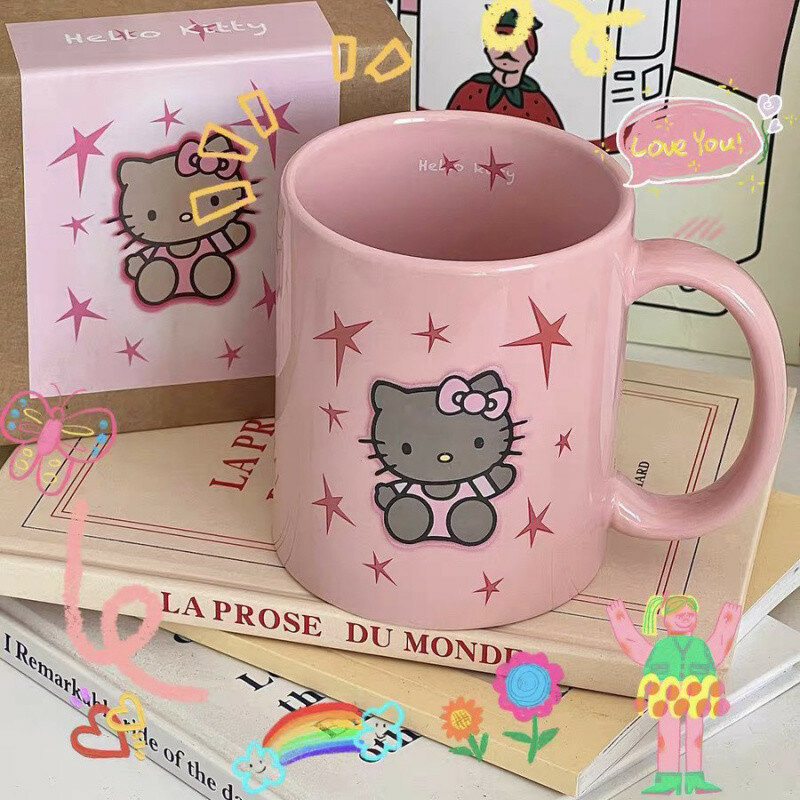 Кружка hello kitty в подарок на день рождение