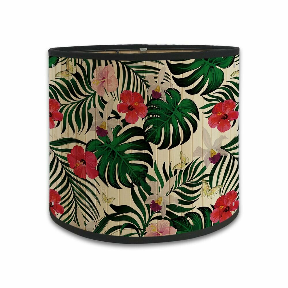 Круглый абажур-барабан (30 см) для настольных и торшерных ламп