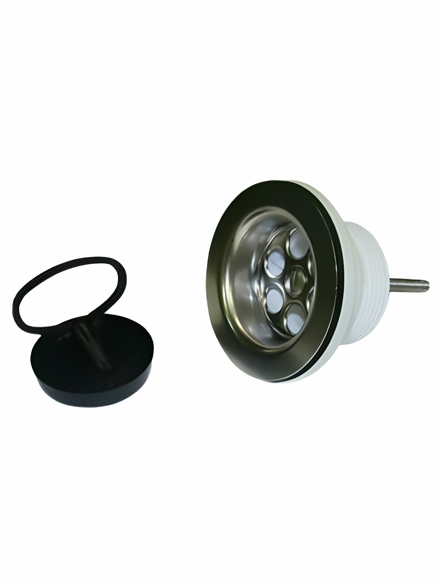 Выпуск для сифона 11/2"*70мм M'ALPINE с пробкой (MRSKW2)/Гидропласт