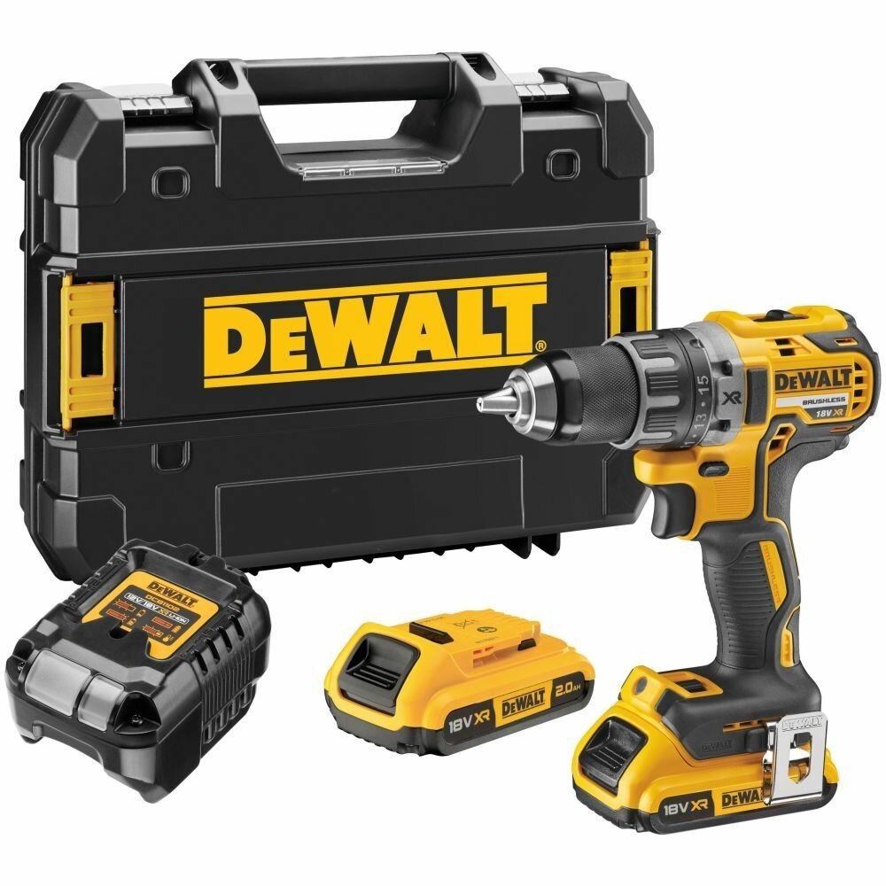 Аккумуляторная дрель-шуруповерт DEWALT DCD791D2 c 2 аккум, ЗУ и кейс