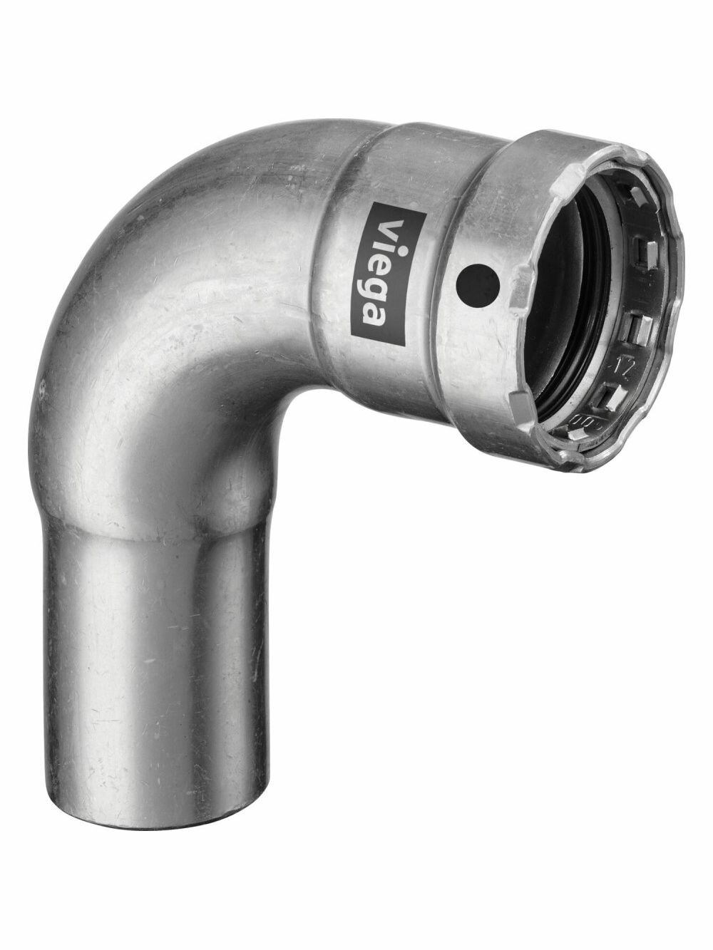 Угол вставка 90° пресс VIEGA Megapress 3/4" DN20 SC-Contur, нелегир. оцинк. сталь, 694647