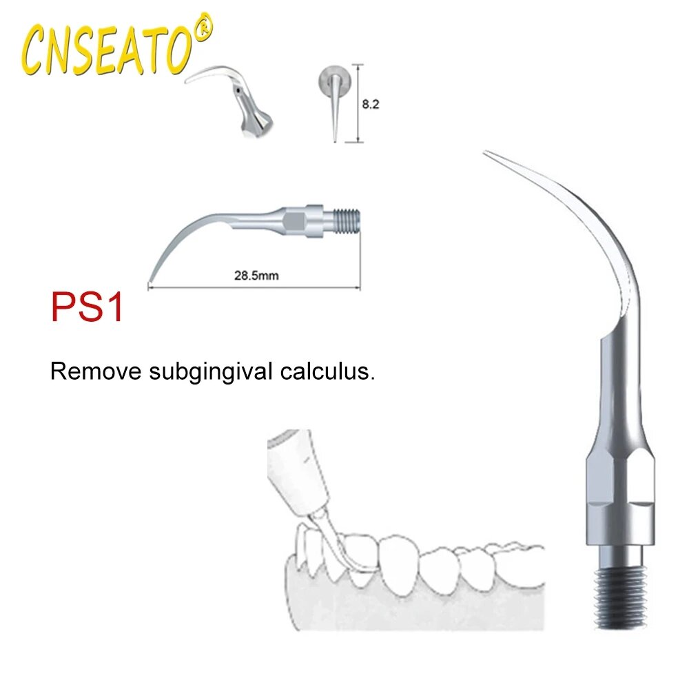 Стоматологический скалер SIRONA, набор наконечников из нержавеющей стали PS1