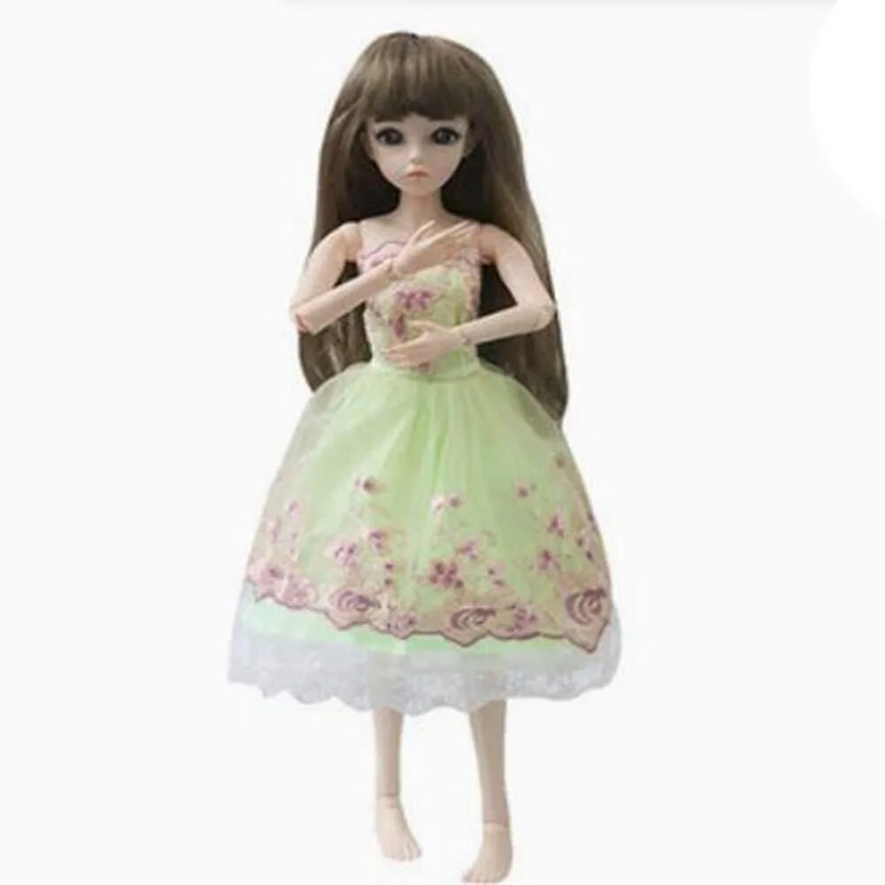 Кружевные платья для куклы 60 см, одежда для 1/3 Bjd, вечерние элегантные свадебные платья принцессы, наряды, аксессуары для кукол «сделай сам»