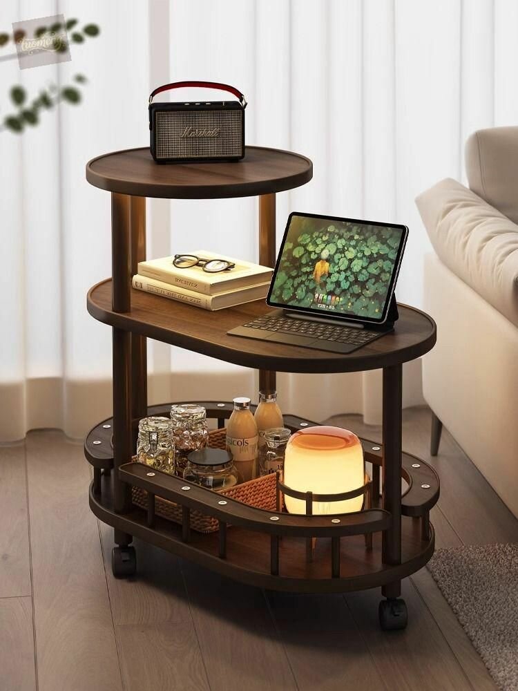 Сервировочный столик на колесах Журнальный стол СЖ-1 60x38x71cm