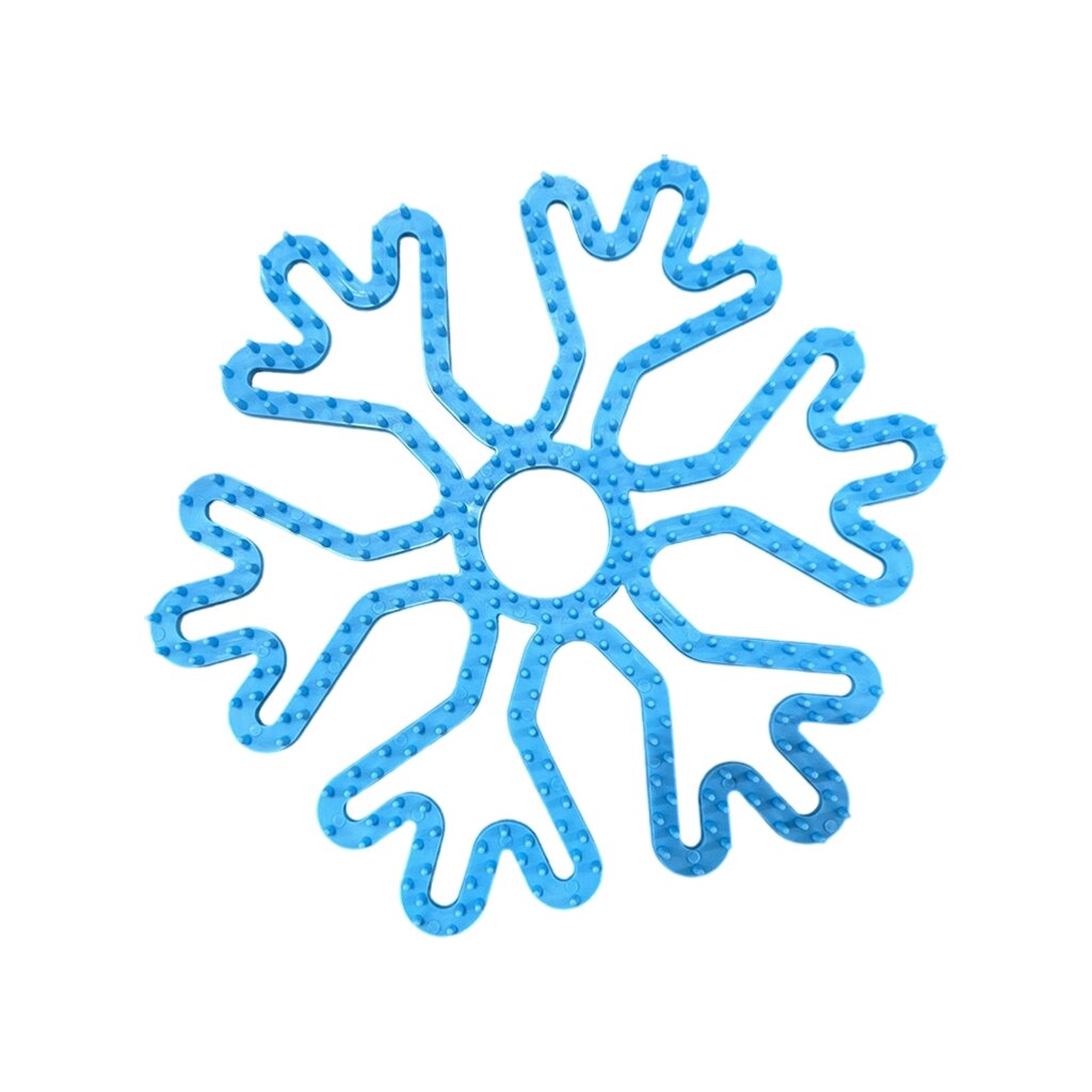 Внутренняя подкладка шлема-снежинка синего цвета