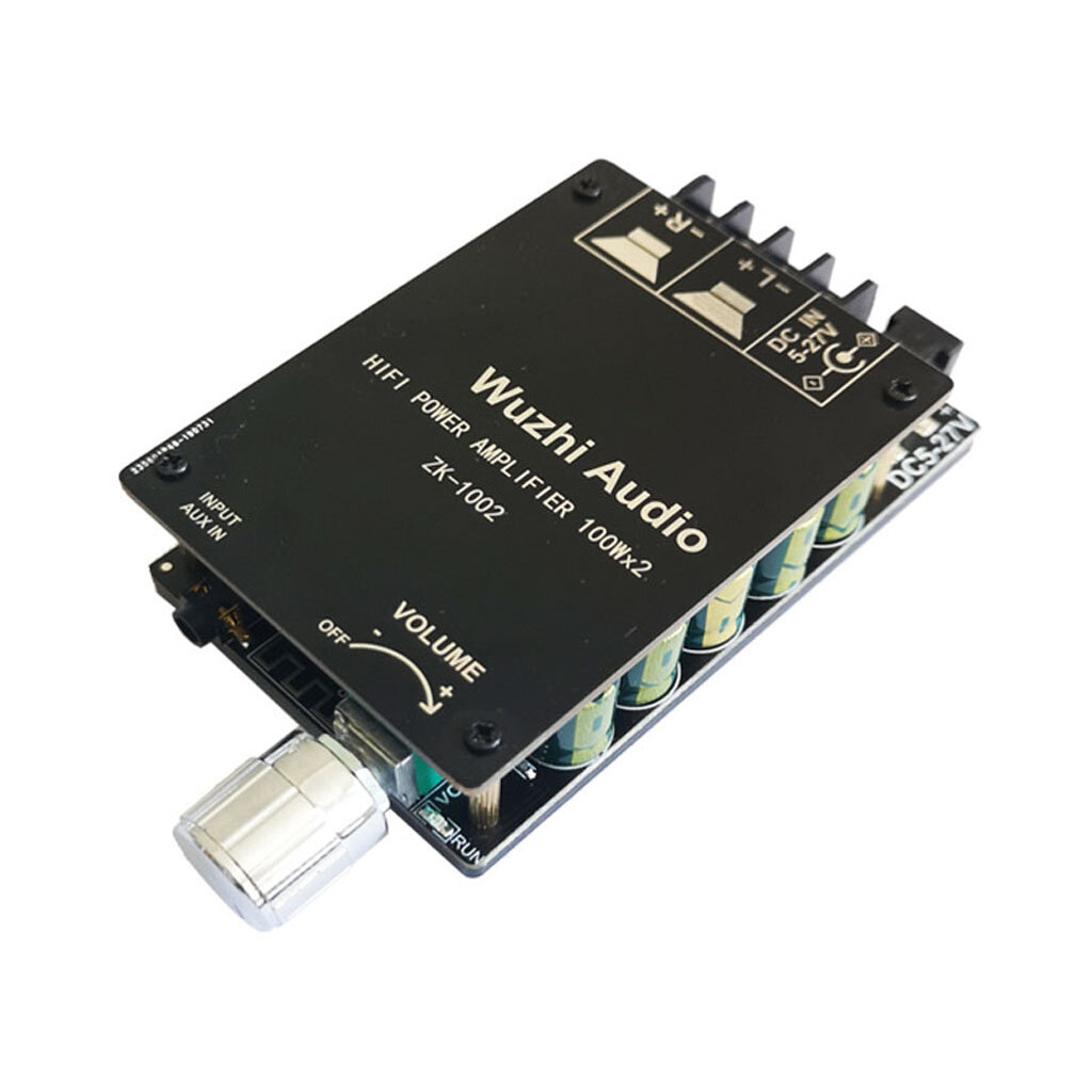 ZK-1002 Стерео Мощность Bluetooth-совместимый Цифровой Модуль усилителя 100Wx2