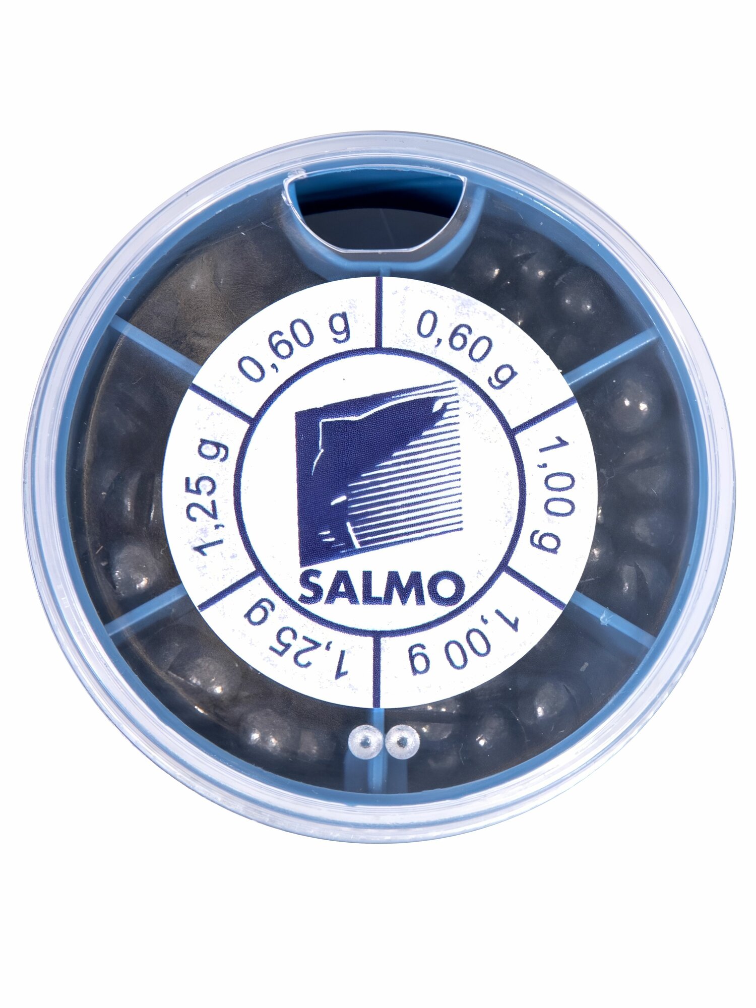 Набор грузил для поплавочной ловли крупная дробь Salmo дробинка 50г 10 шт.
