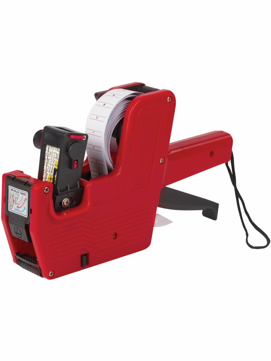 Этикет-пистолет 1-строчный (цифры, знаки), 8 символов, 21х12 мм, прямоугольный, BRAUBERG, 290435