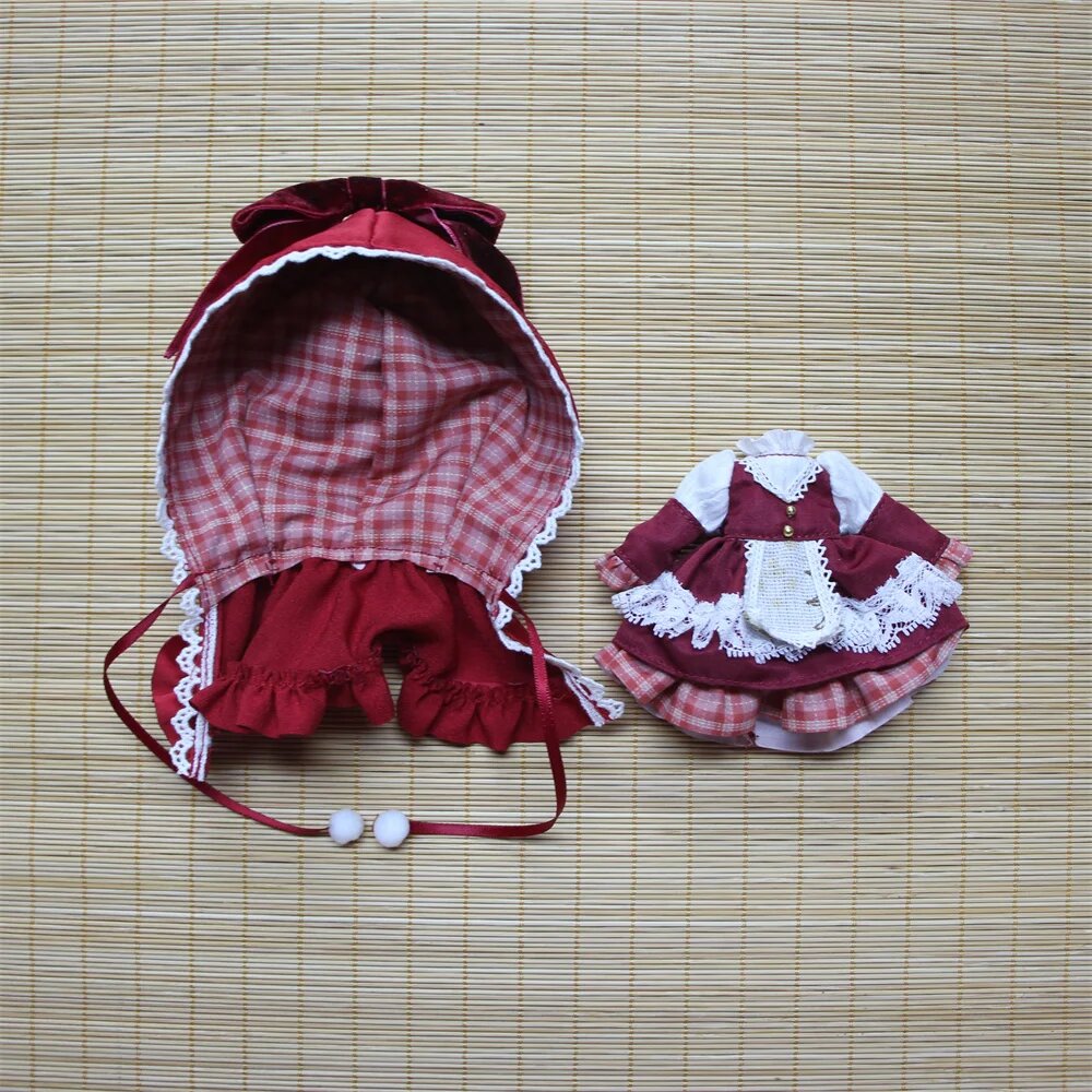 Кукла Мидди Блайз в желтом пальто Красный, whole set