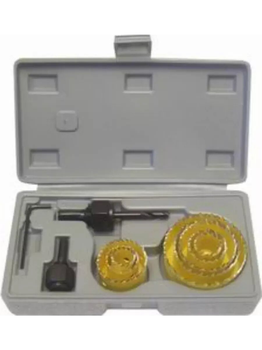 Набор кольцевых пил по дереву 11 предметов 19-64 мм