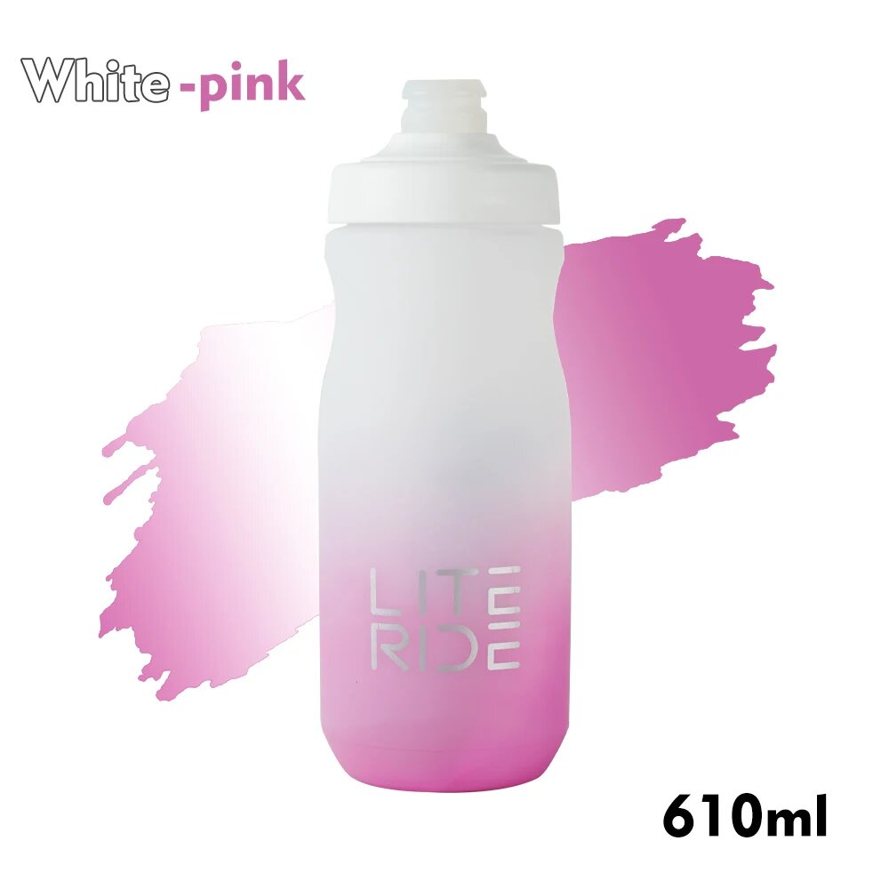 LITERIDE бутылка для воды 610/710 мл Розовый, 610ml white pink