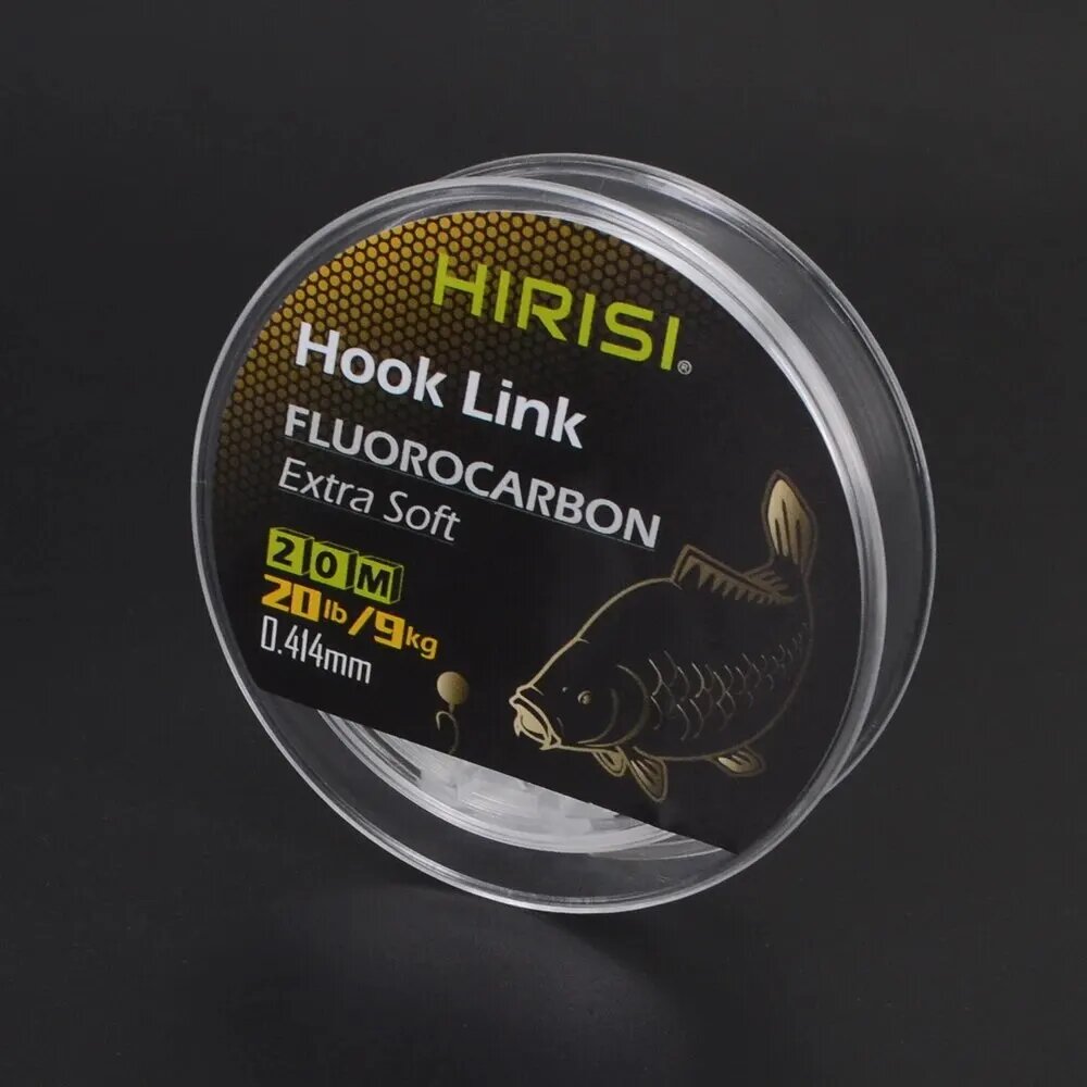 Hirisi Hook Link Fluorocarbon Extra Soft 20M 20lb/9kg