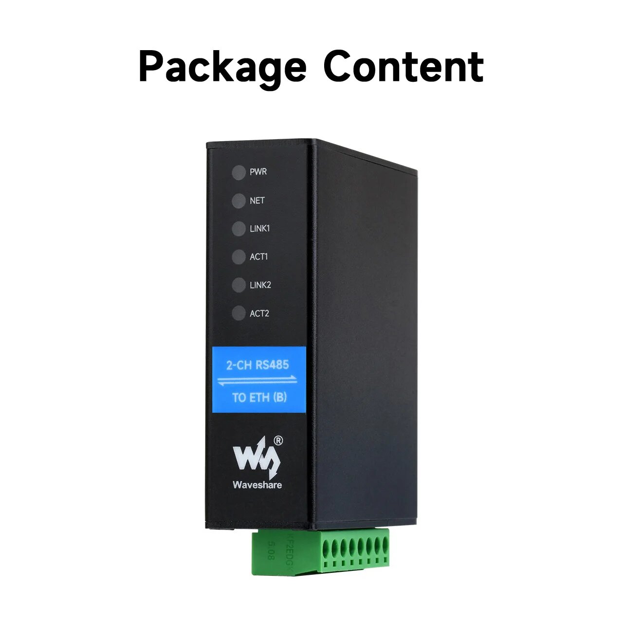 Waveshare 2-канальный RS485 Ethernet сервер Common Network Port