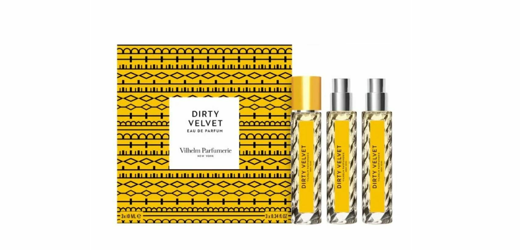 Подарочный набор Vilhelm Parfumerie Dirty Velvet парфюмерная вода 10 мл х 3 шт