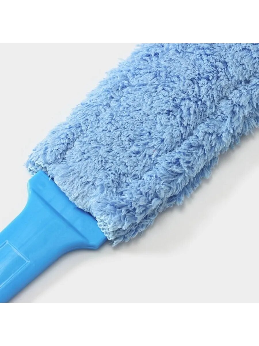 Гибкая щётка для радиаторов, голубая