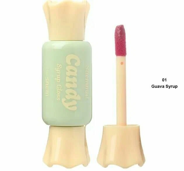 The Saem Saemmul Candy Syrup Gloss #01 Guava Syrup блеск-конфетка для губ (8г.)