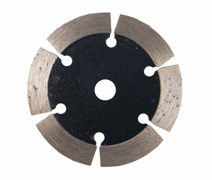 Диск алмазный по бетону 76х10х1,8 мм сегментный сухой рез