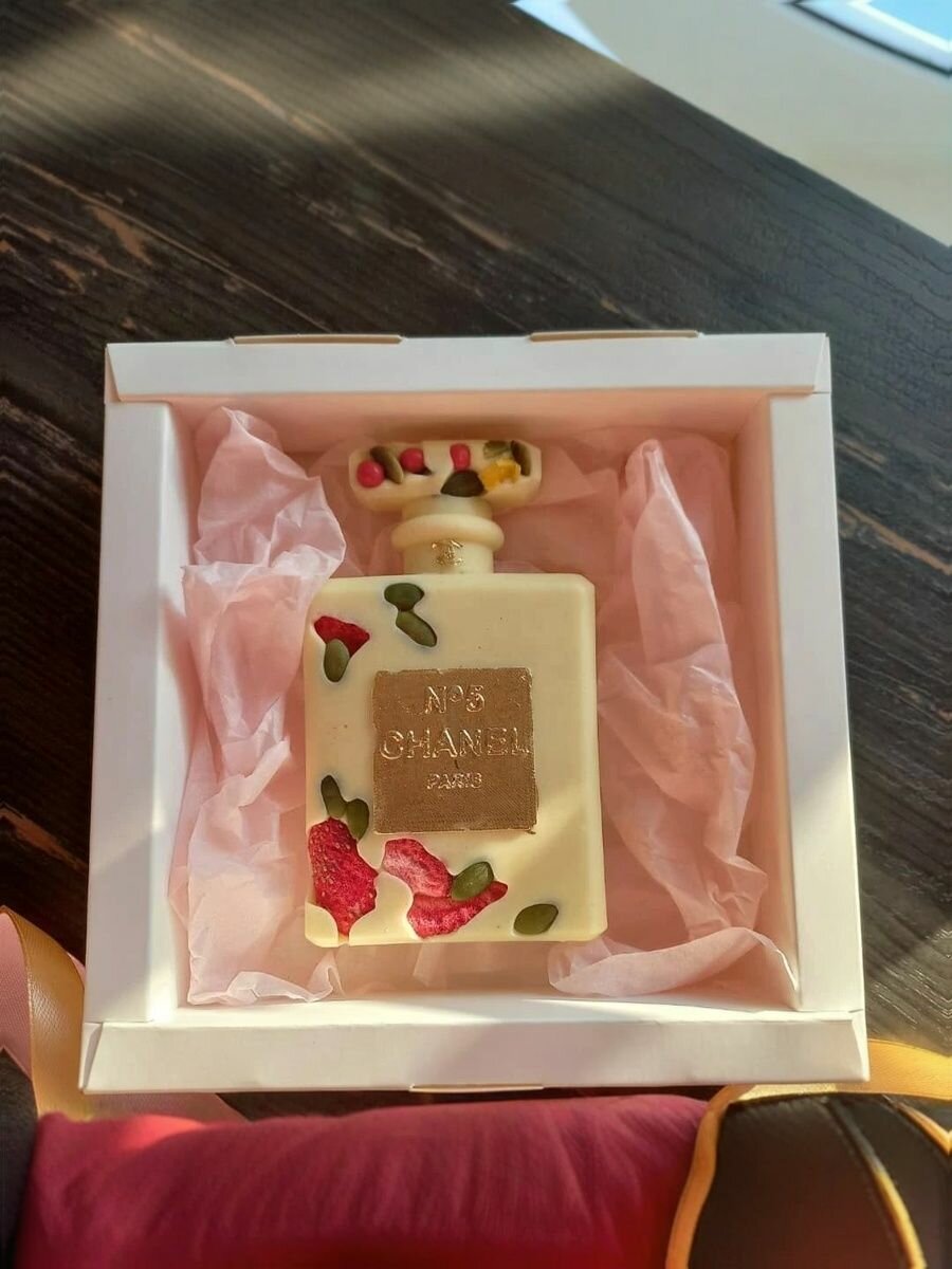 ТД НебыковА Шоколад подарочный Духи, белый, 1 шт