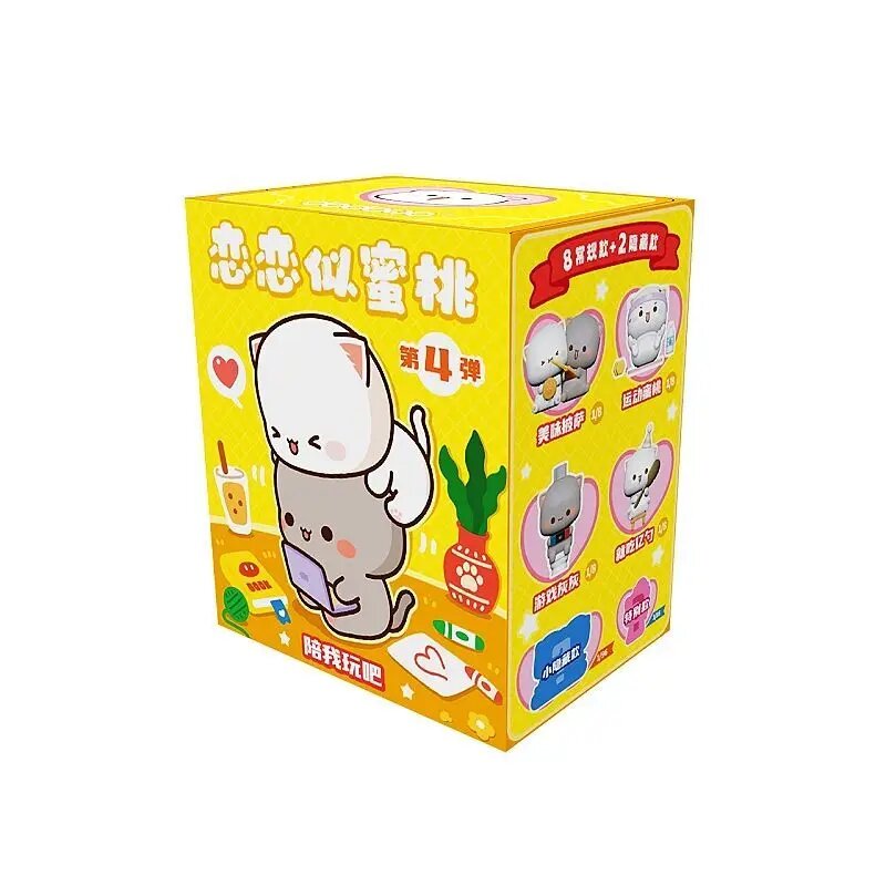 Фигурки Bubu and Dudu Love Like Peach Series Bandai Белый, random 1pcs