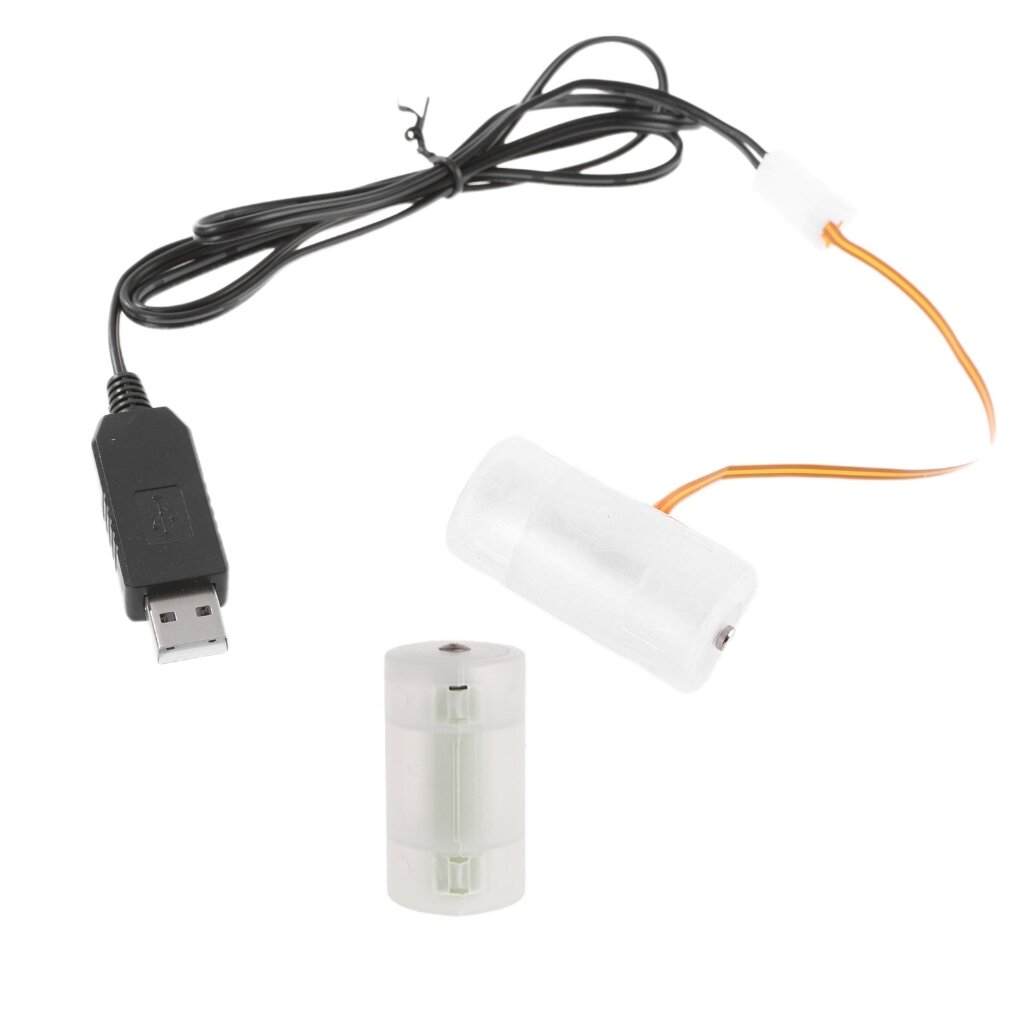 Замена батарейки 3 В LR14 C USB-источник питания для часов и термометров