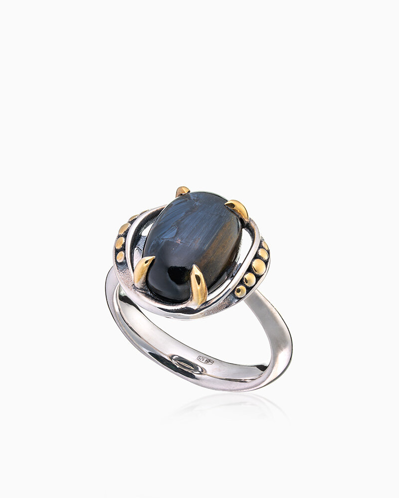 Кольцо, серебро, 925 проба