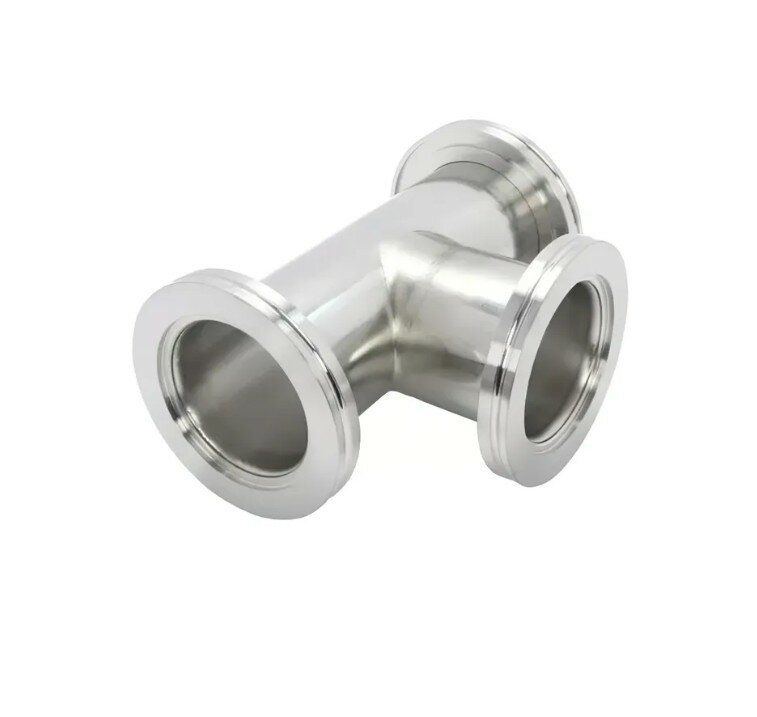 Тройник с фланцами ISO160ТА, MVI-10321, нержавеющая сталь, Yunmu Tech, Китай