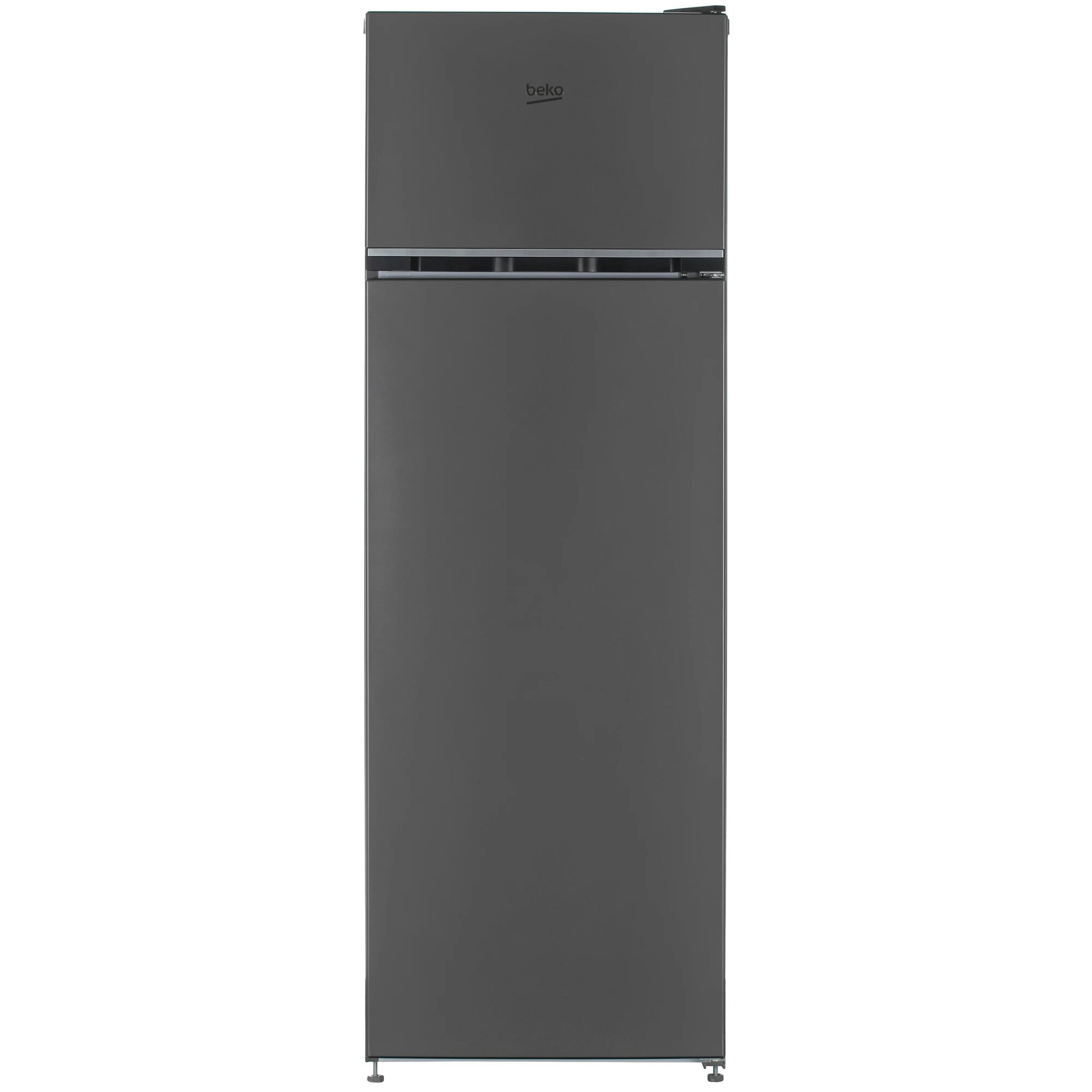 Двухкамерный холодильник Beko B1RDSK280G, 256 л, 298 кВтч/год, 4 кг/сутк, перенавешивание дверей, серый