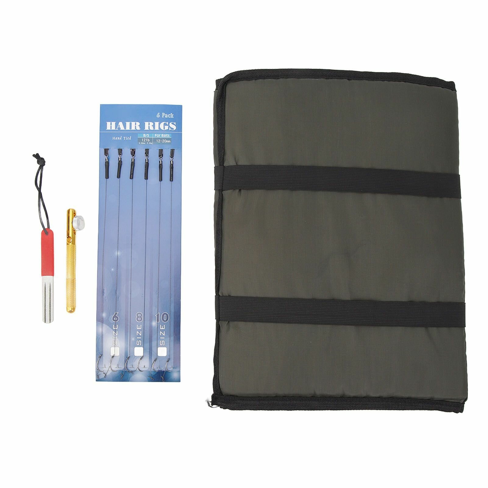 3-кратный коврик для отцепления с рыболовным крючком, инструмент для завязывания узлов, точилка, набор для рыбалки, подставка для отцепления карпа, рыболовные снасти