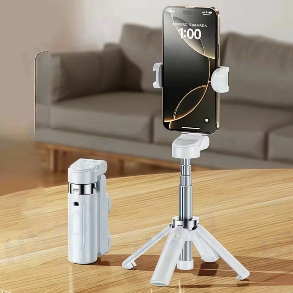 Портативная Мини-Селфи-Палка С Подставкой Для Мобильного Телефона: Bluetooth-Пультом Дистанционного Управления