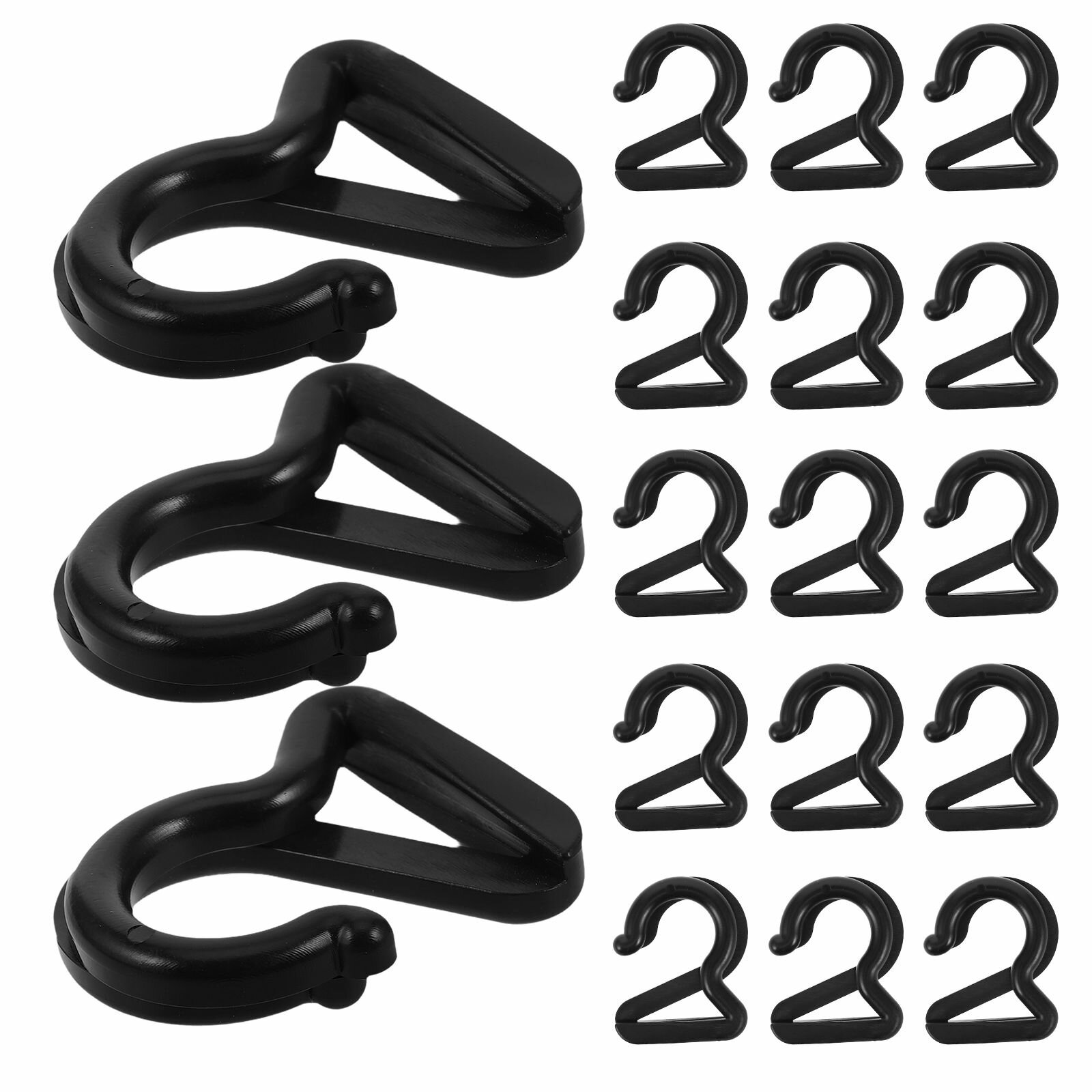 Практичные Крючки Для Автокемпера, Прочные, S-Образной Формы, Из Пластика, 20 Штук, Для Организации Пространства