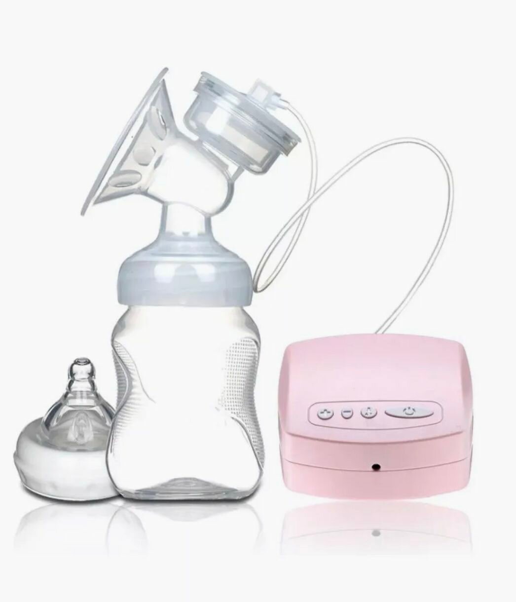 Молокоотсос, электрический, от аккумулятора, 150мл, 9режимов