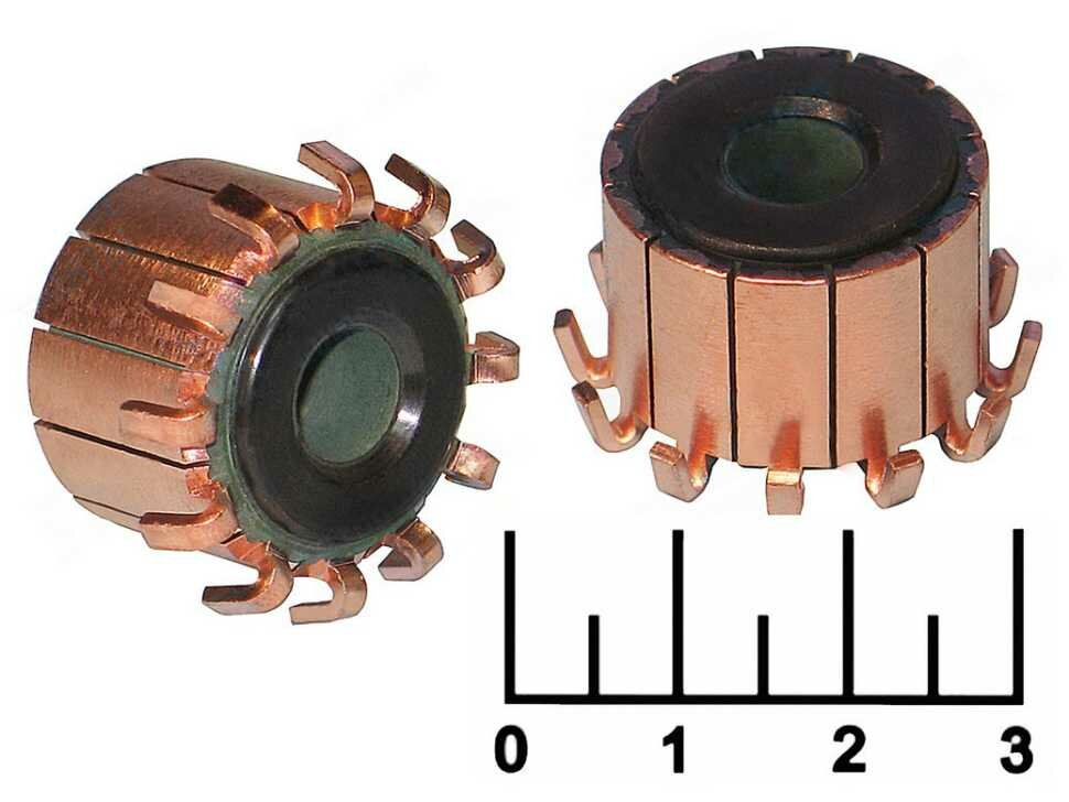 Коллектор электродвигателя 12/8*23*18мм AMKSS0016/TT73097/TT73001