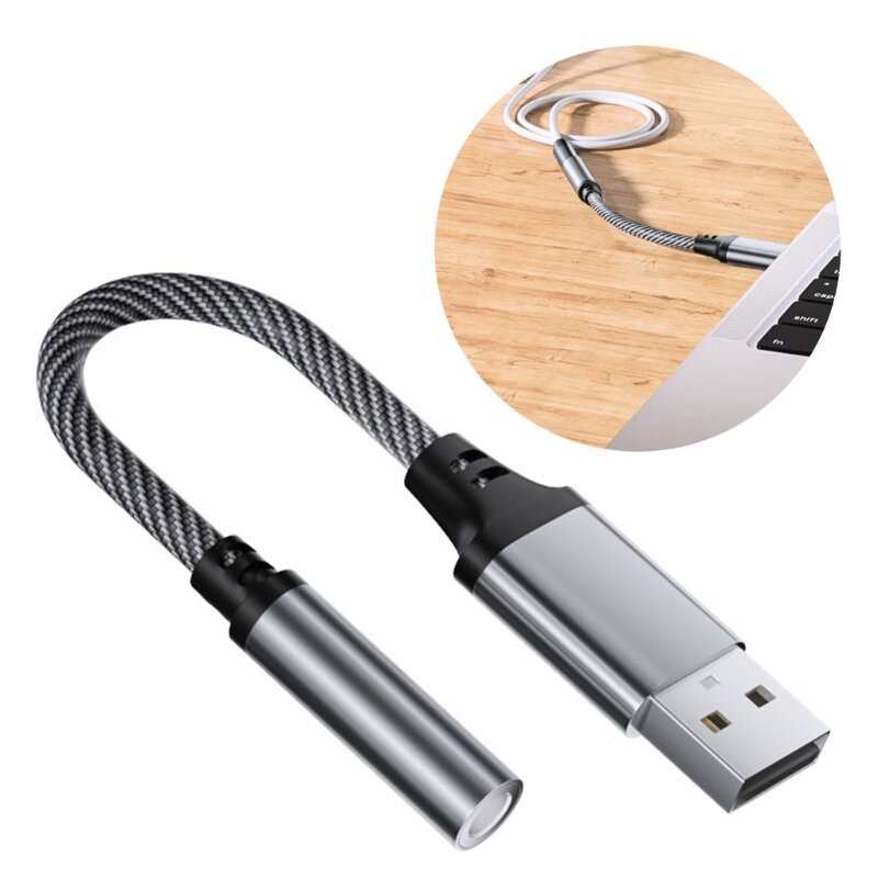 Интерфейс аудиокабеля usb- 3,5 мм — фото 1