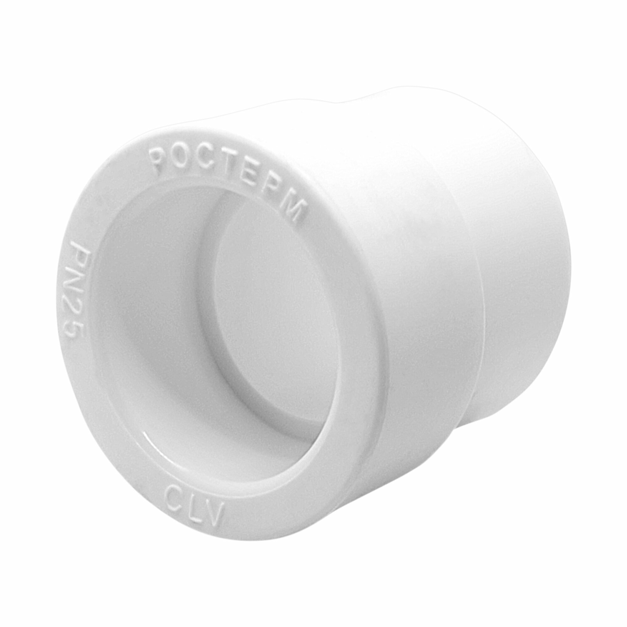 Муфта переходная ростерм, d25х20 мм, полипропиленовая, белая