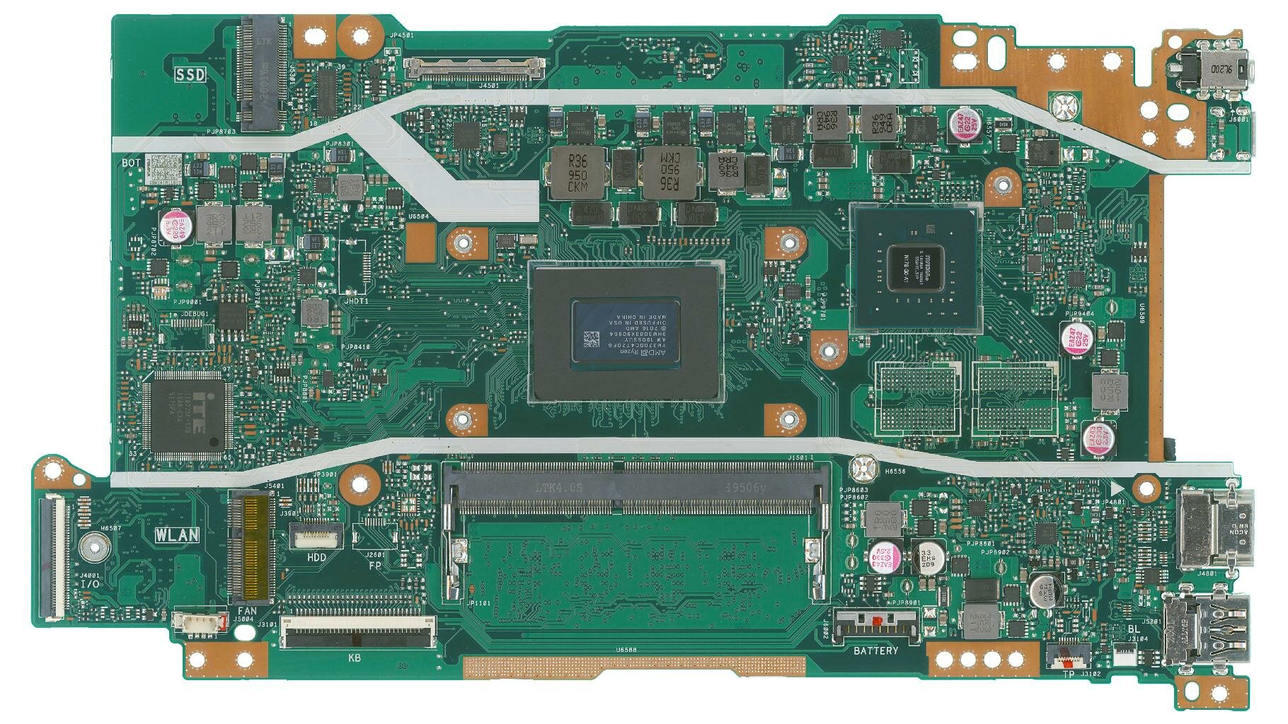 Материнская плата ASUS X509DJ донор R3-3200U, N17S-G0-A1