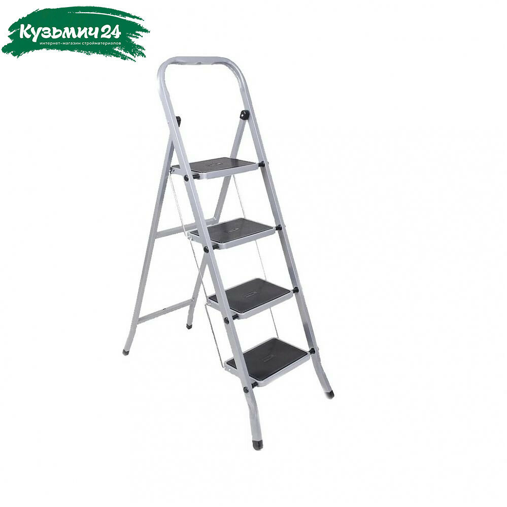 Лестница-стремянка Dogrular Class plus, 4 ступени, 1 секция, стальная, нагрузка до 120 кг