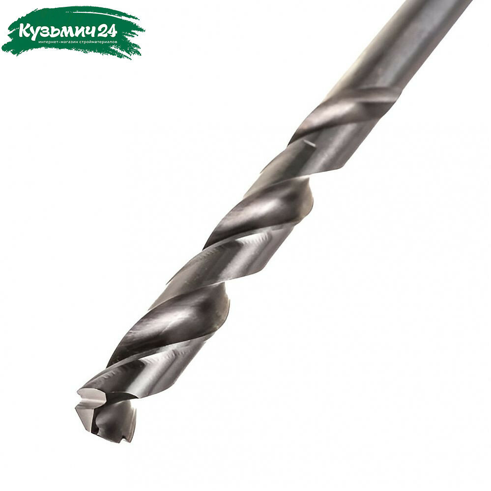 Сверло по металлу Hardcore Extra Long 145100, 10х300 мм, спиральное, хвостовик цилиндрический